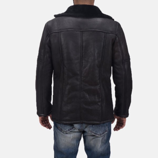 Furcliff Double Face Shearling Leather Coat - nualeatherjackets.com